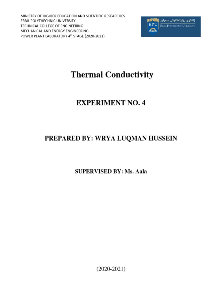 Thermal Conductivity | PDF | Thermal Insulation | Pipe (Fluid Conveyance)