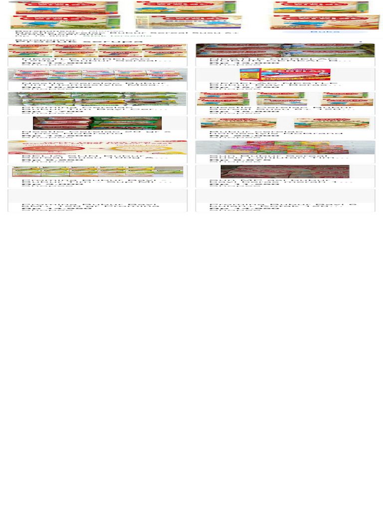 Nestle Cerelac Sereal Susu Bayi 6+ 120g | PDF