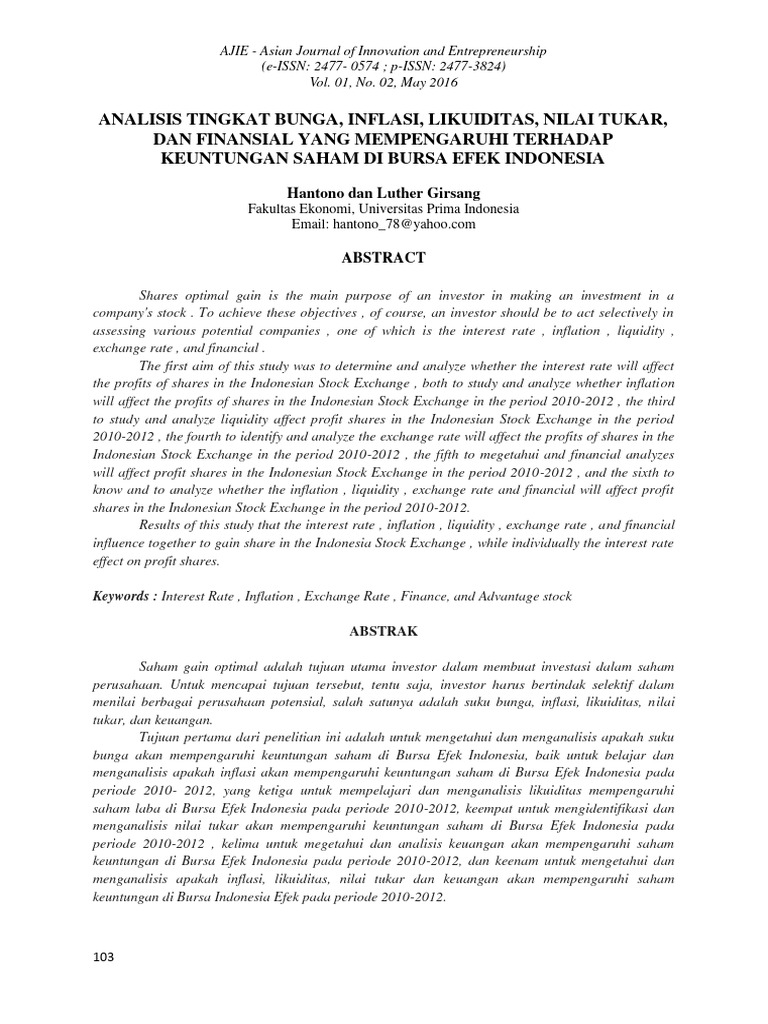 Admin, Hantono Dan Luther Girsang (UNPRI MEDAN) | PDF | Coefficient Of ...