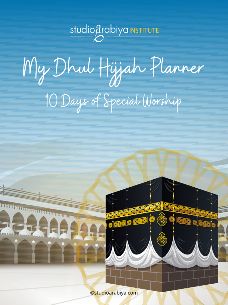 Dhul Hijjah Worship Planner | PDF | Muhammad | Quran