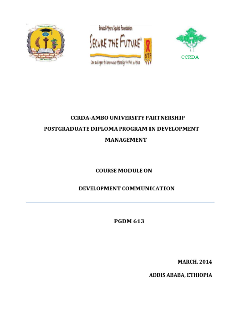Development Communication Course Module | Download Free PDF ...