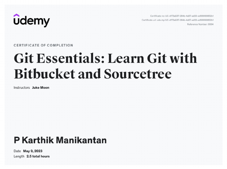 Udemy Course Completion | PDF