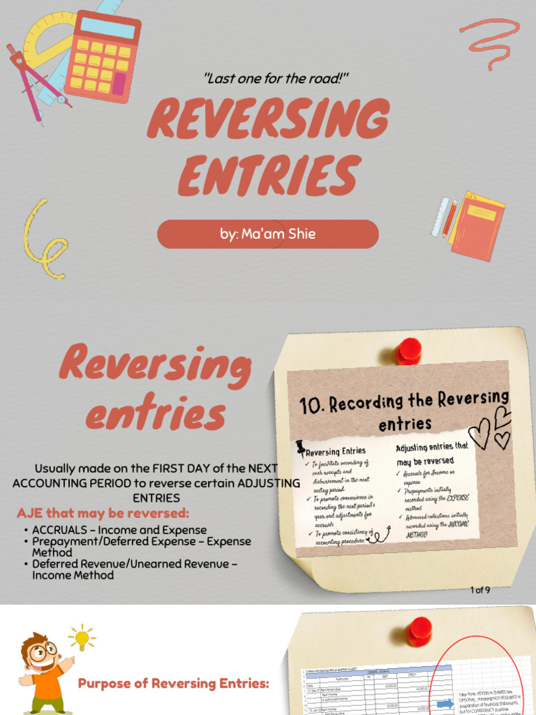 Reversing Entries | PDF