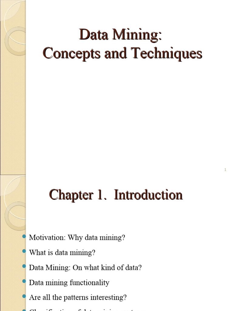 Data Mining Introduction Unit III | PDF | Data Mining | Data Warehouse
