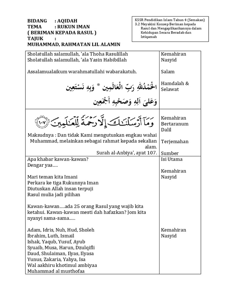 Teks Dai Cilik: Muhammad Rahmat Alam | PDF