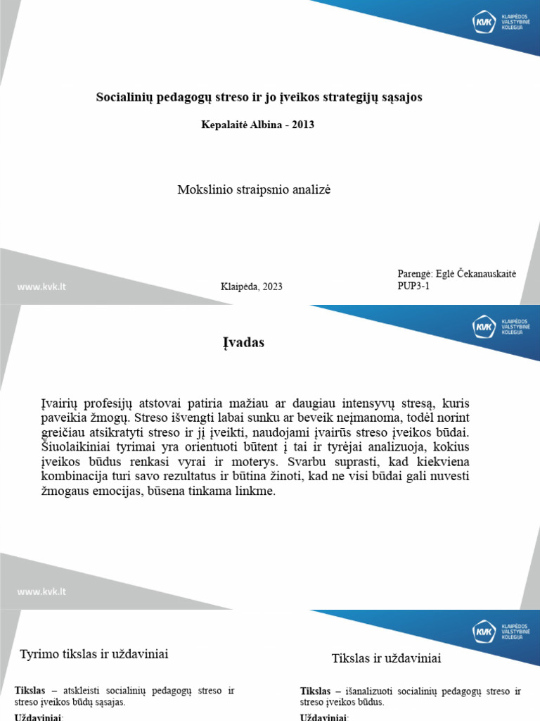 Emocinio Intelekto Skaidres | PDF