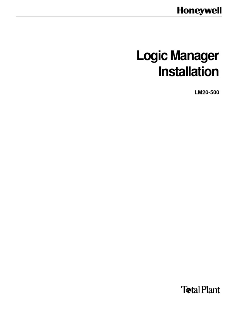 LM Installation LM20500 | PDF | Programmable Logic Controller ...