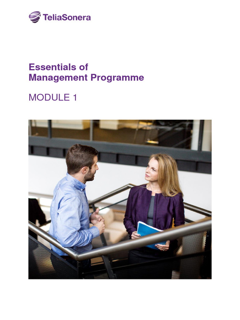 Modul 1 - Telia - Workbook | PDF | Leadership | Transformational Leadership