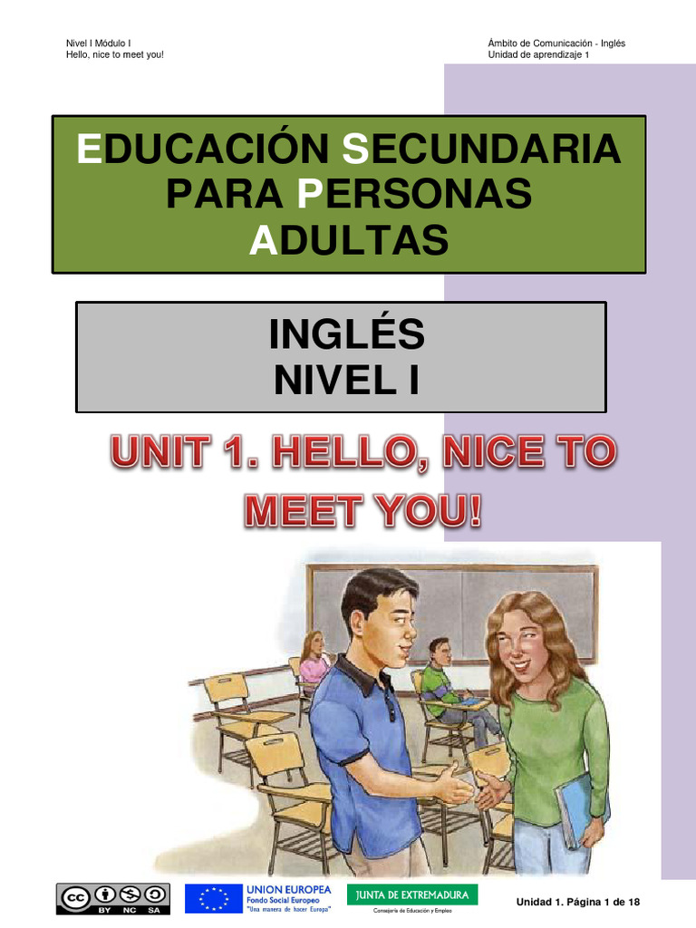 1º Espa Inglés | PDF | Verbo | Lingüística