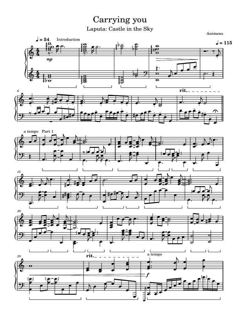 Carrying You | PDF