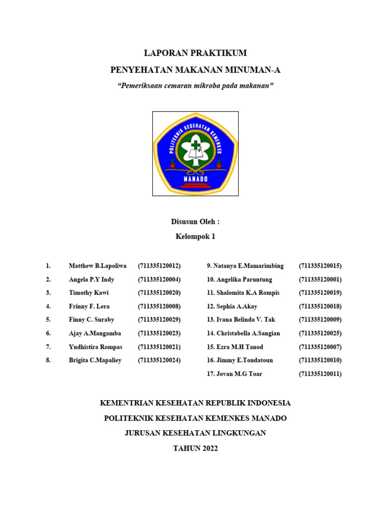 Laporan Praktikum PMM | PDF | Kesehatan Holistik