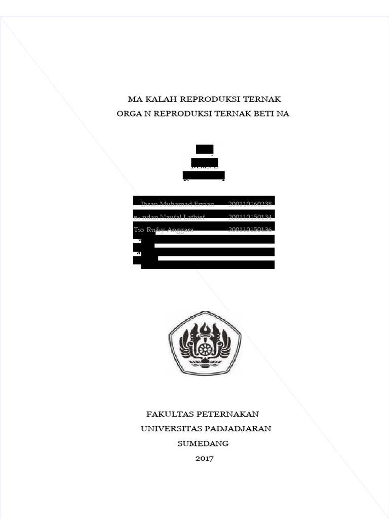 Pdf Makalah Organ Reproduksi Ternak Betina Pdf