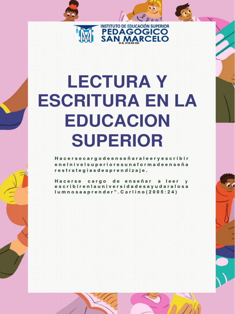 MODULO IV - LECTURA Y ESCRITURA EN LA EDUCACION SUPERIOR - Correjido | PDF | Aprendizaje ...