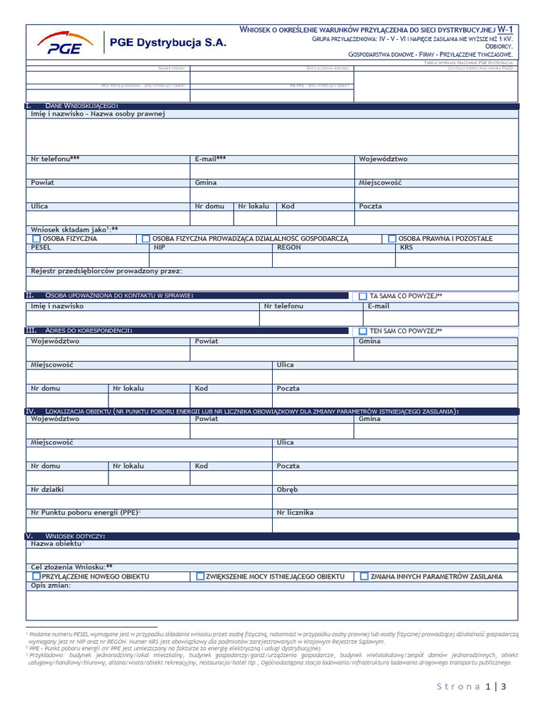 Wniosek - W 1 Z Oswiadczeniem o Tytule Prawnym 2 | PDF