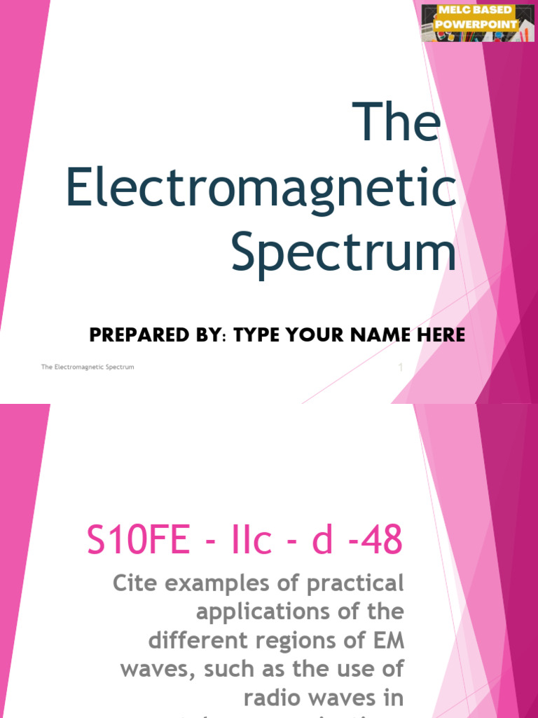 G10 Science Q2 - W3-4 Uses of Electromagnetic-Waves | PDF | Electromagnetic Spectrum ...