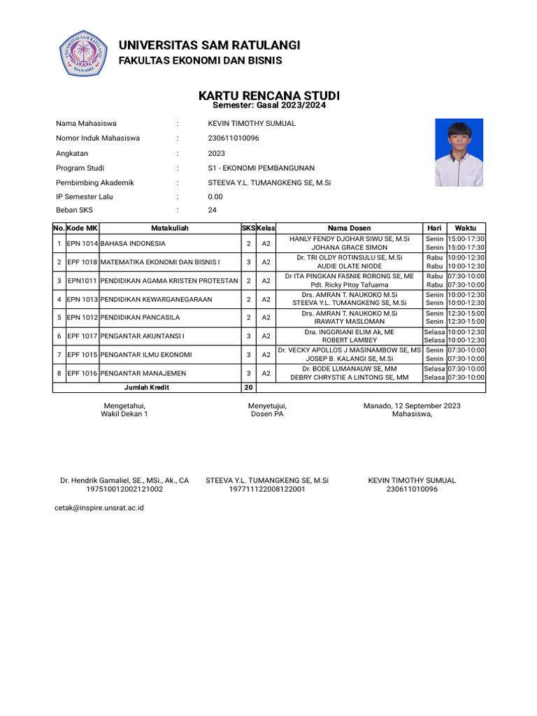 Cetak KRS 230611010096 | PDF