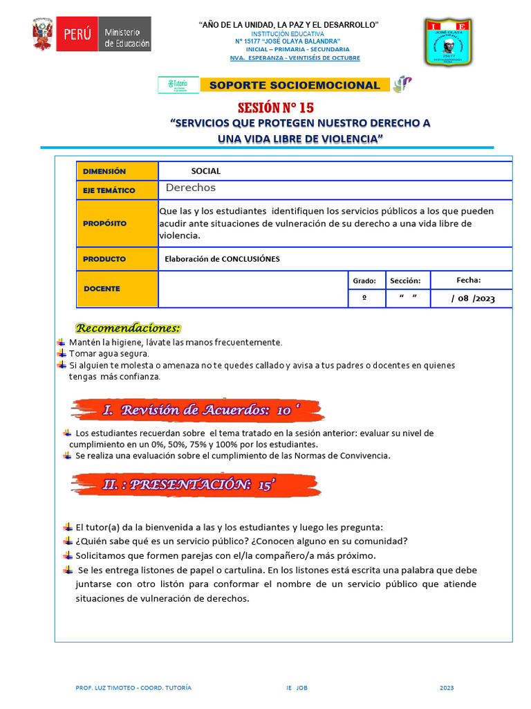 Servicios Que Protegen Nuestro Derecho A Una Vida Libre de Violencia" | PDF