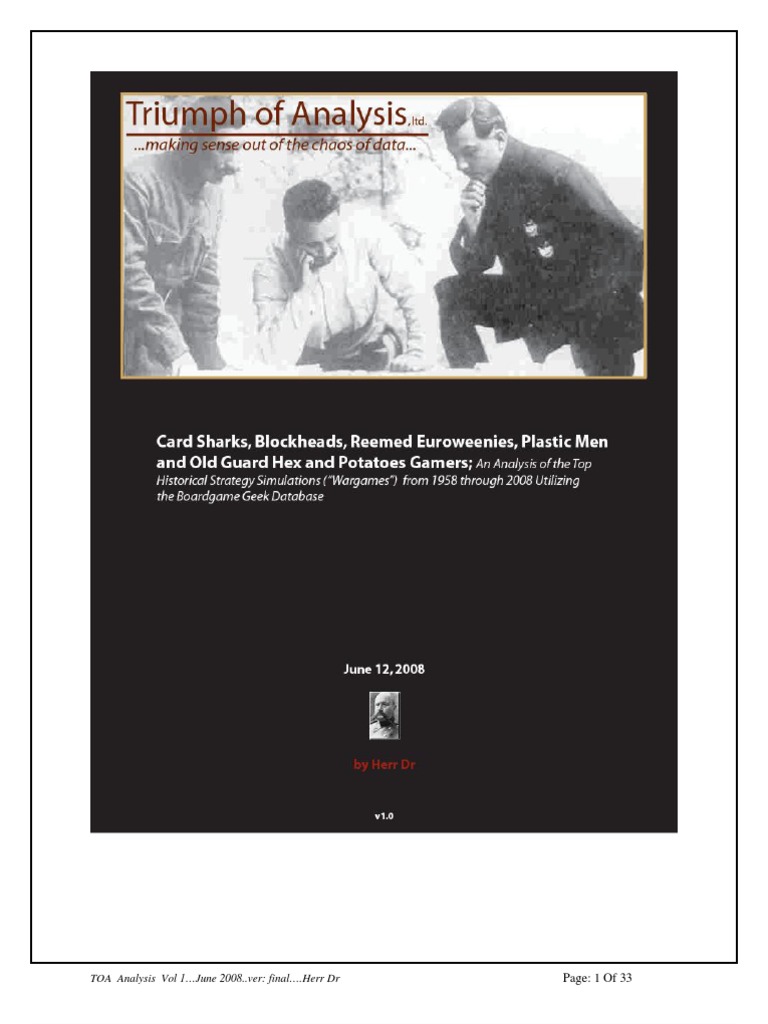 Analysis of War Games | PDF | Game Design | Databases