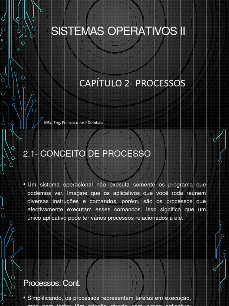 Aula 02 Processos Insutec | PDF | Processo (informática) | Programa de ...