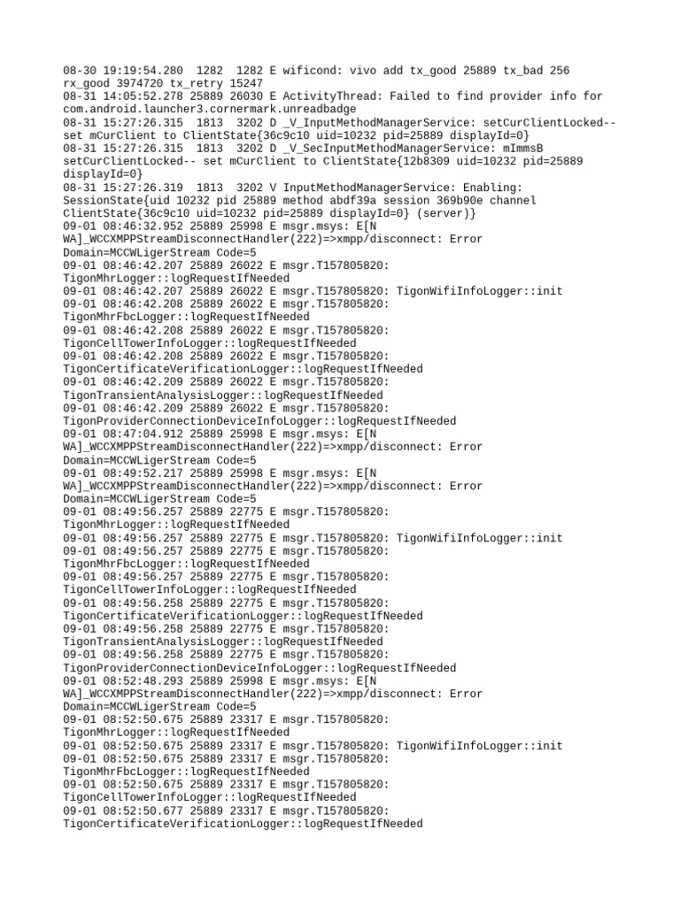 Log | PDF | Operating System Families | Computer Engineering