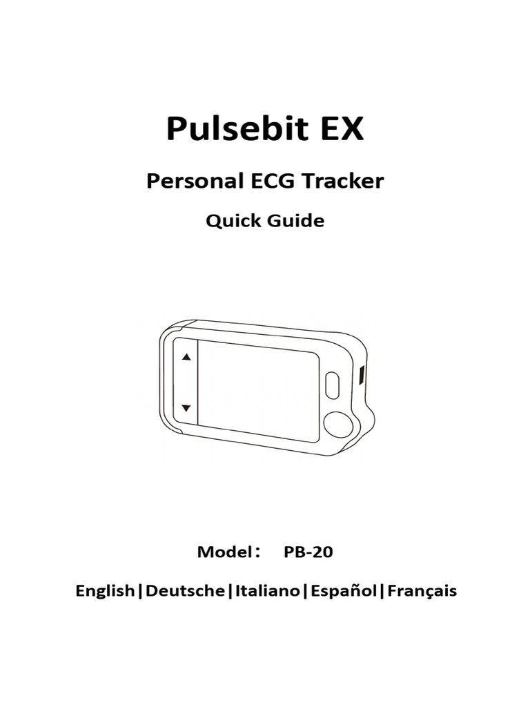 Pulsebit EX ECG Tracker Guide | PDF | Electrocardiography | Mobile App