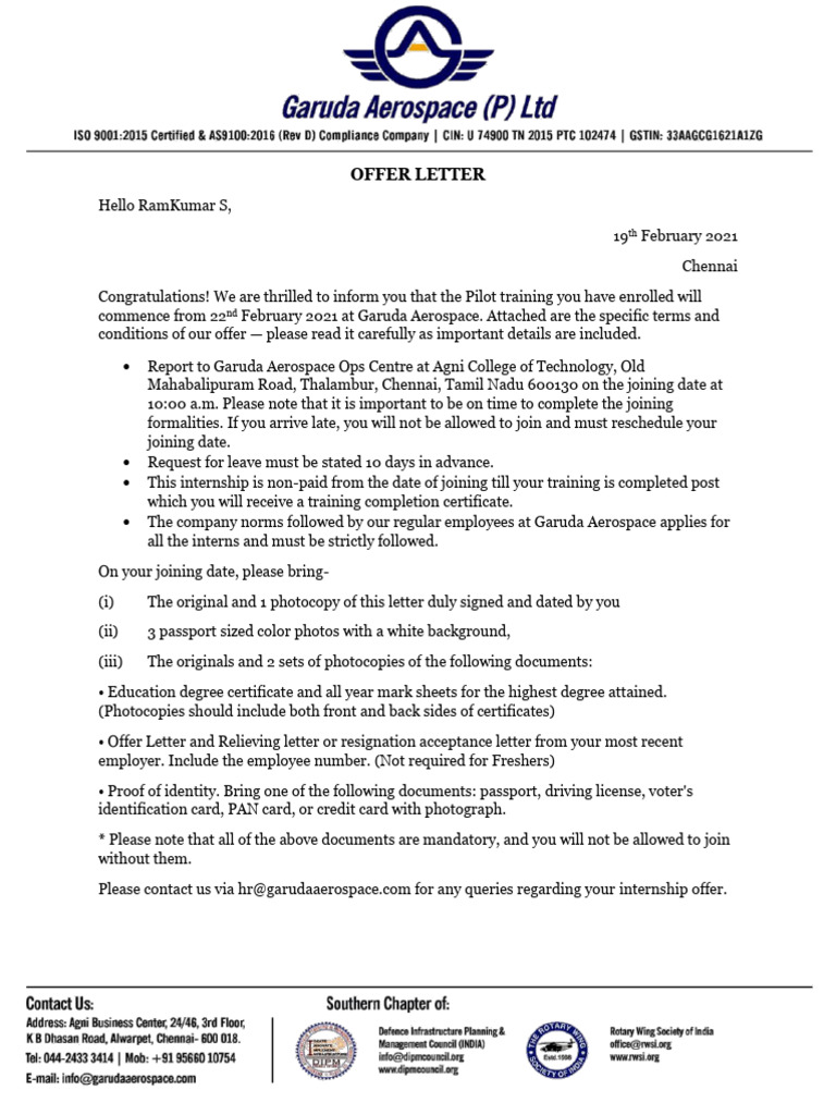 Training Letter-Ram | PDF | Identity Document | Justice