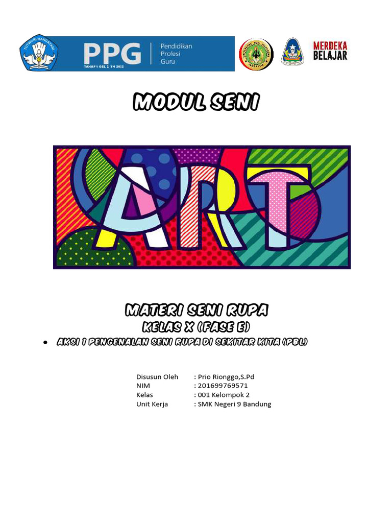Modul Seni Rupa Kelas X | PDF