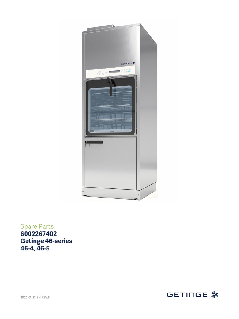 Spare Parts: 6002267402 Getinge 46-Series 46-4, 46-5 | PDF | Pump | Door