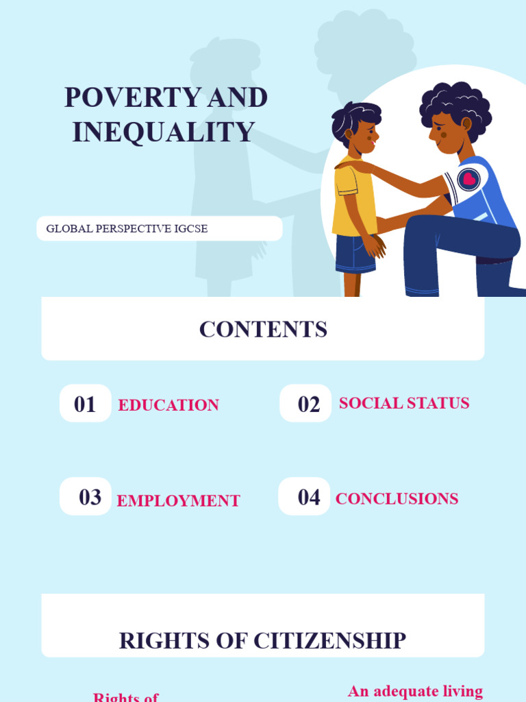 Poverty And Inequality Global Perspective Igcse Pdf Employment