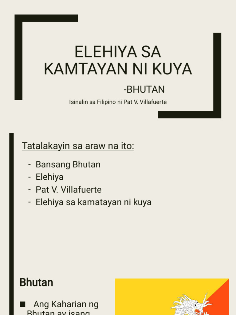 Elehiya sa Kamatayan ni Kuya (2) | PDF