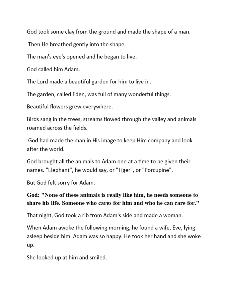 Adamandeve | PDF | Adam And Eve | Adam