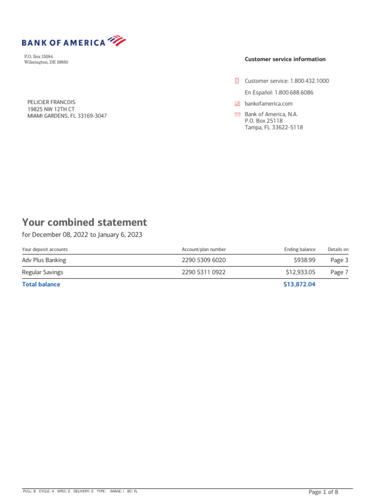 Estmt - 2023 01 06 | PDF | Banks | Overdraft