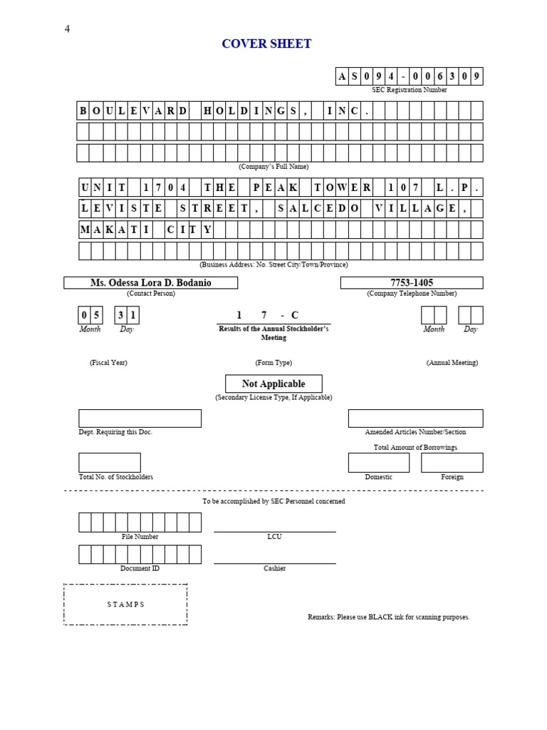 SEC Form 17-C Results of ASM | PDF | Corporations | Securities (Finance)