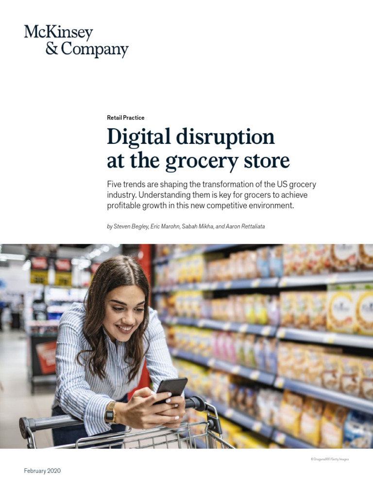 Grocery Industry's Digital Disruption Trends | PDF | Grocery Store | Retail
