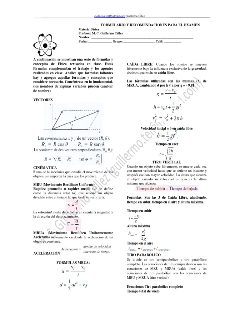 Ángulo de Proyección en Tiro Parabólico | PDF | Fuerza | Electricidad
