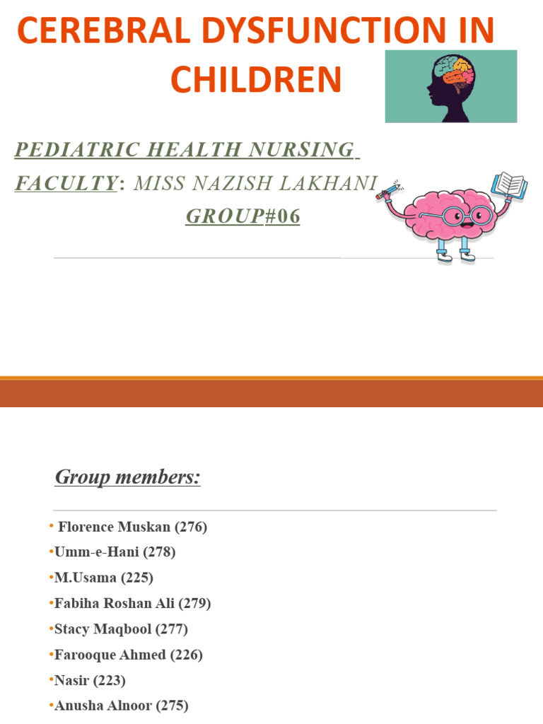 PHN Cerebral Dysfunction | PDF | Epilepsy | Meningitis
