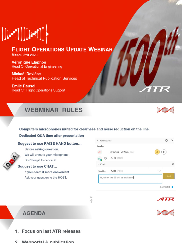 Webinar - Flight Ops | PDF | Aviation | Transport