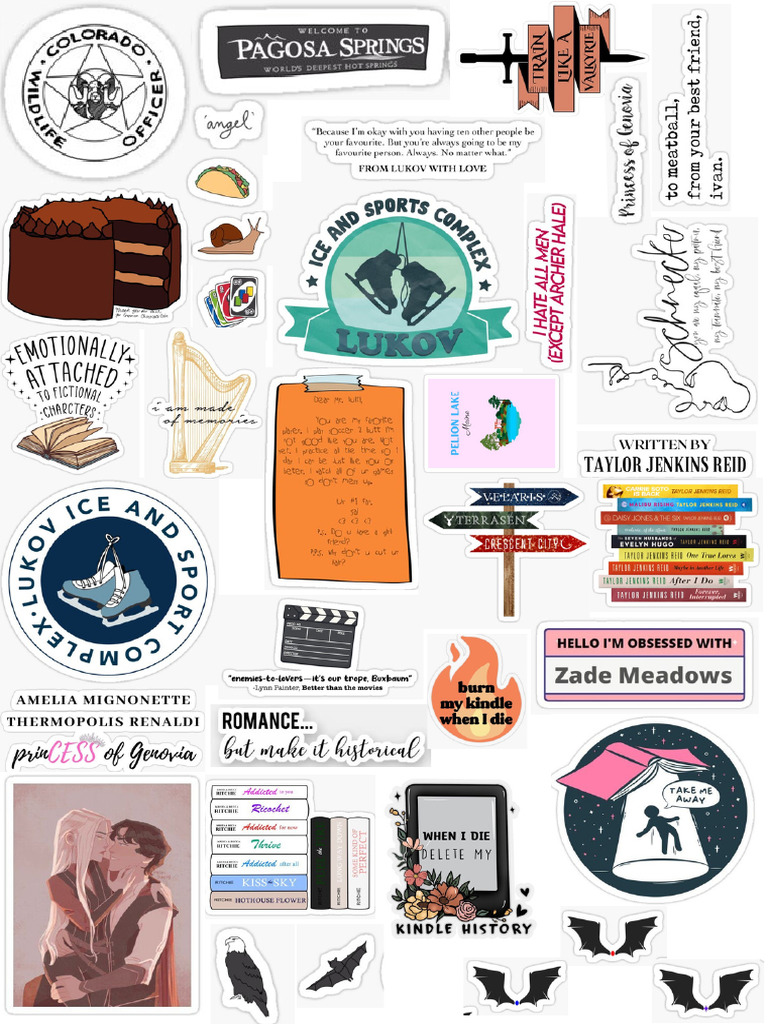 Bookish Stickers | PDF