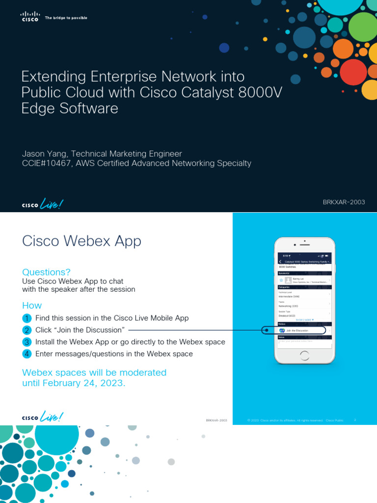 Cisco Catalyst 8000V for Network Engineers | PDF | Cloud Computing ...