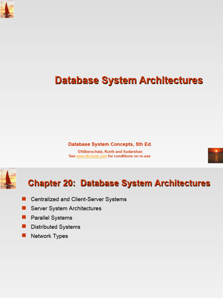 Database System Architectures DS 2 | PDF | Process (Computing) | Databases