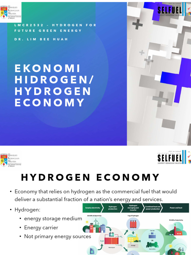 Week 5 6 - Hydrogen Economy and production-BeeHuah | PDF | Hydrogen ...