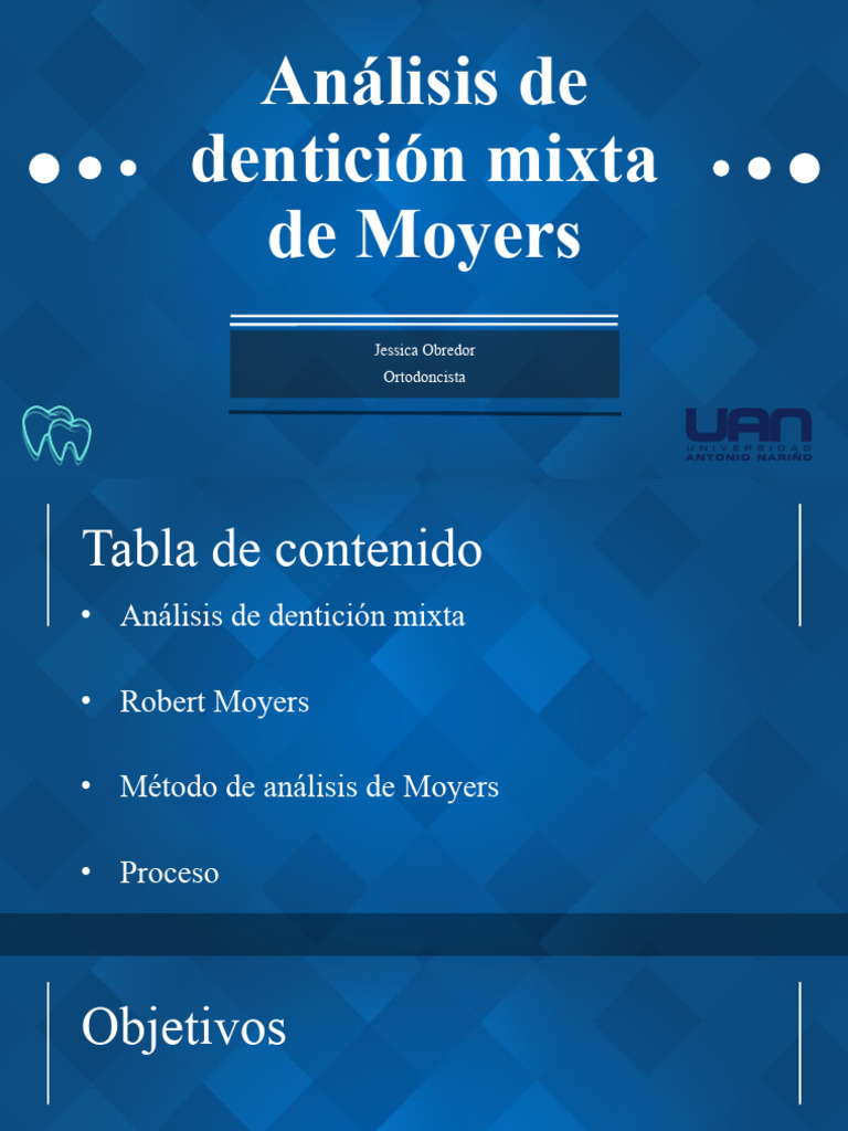 Análisis de Moyers | PDF | Odontología | Diente