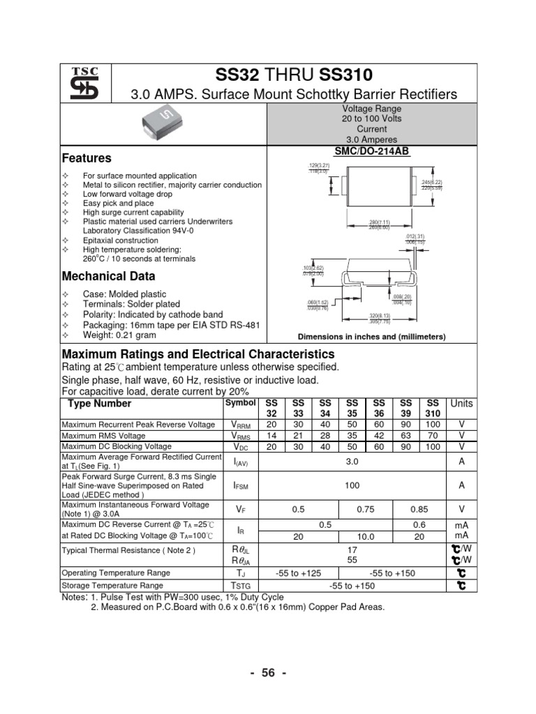 Datasheet 4 | PDF | Rectifier | Capacitor