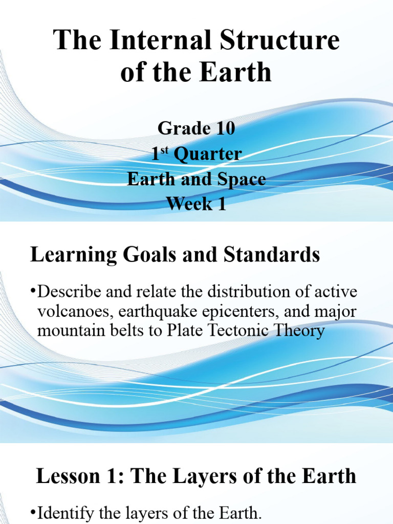 G10 Cycle 1 Earth and Space | PDF | Earth | Applied And ...