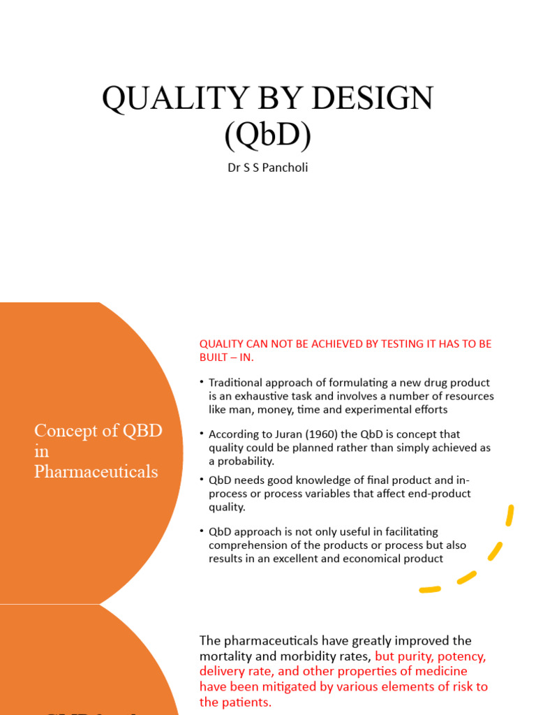Elements of Quality by Design (QBD) | PDF | Business