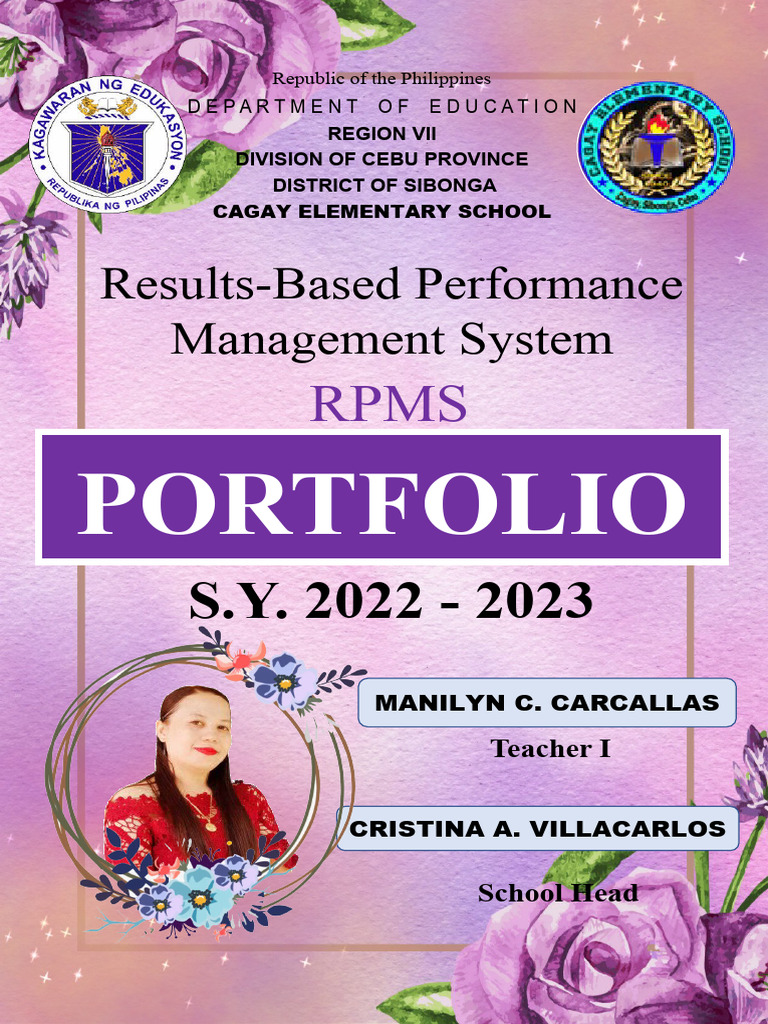 FINAL 01 RPMS 2022-2023 PURPLE TEMPLATE - Results-Based-Performance ... FINAL 01 RPMS 2022-2023 PURPLE TEMPLATE - Results-Based-Performance ...