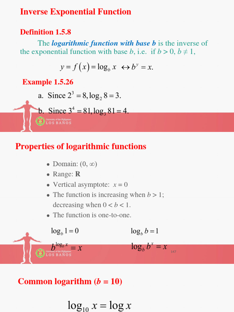 1.5 Logarithmic Functions | Download Free PDF | Function (Mathematics) | Logarithm