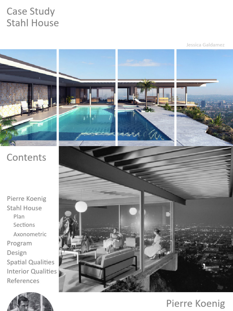 Precedent Study Stahl House | PDF