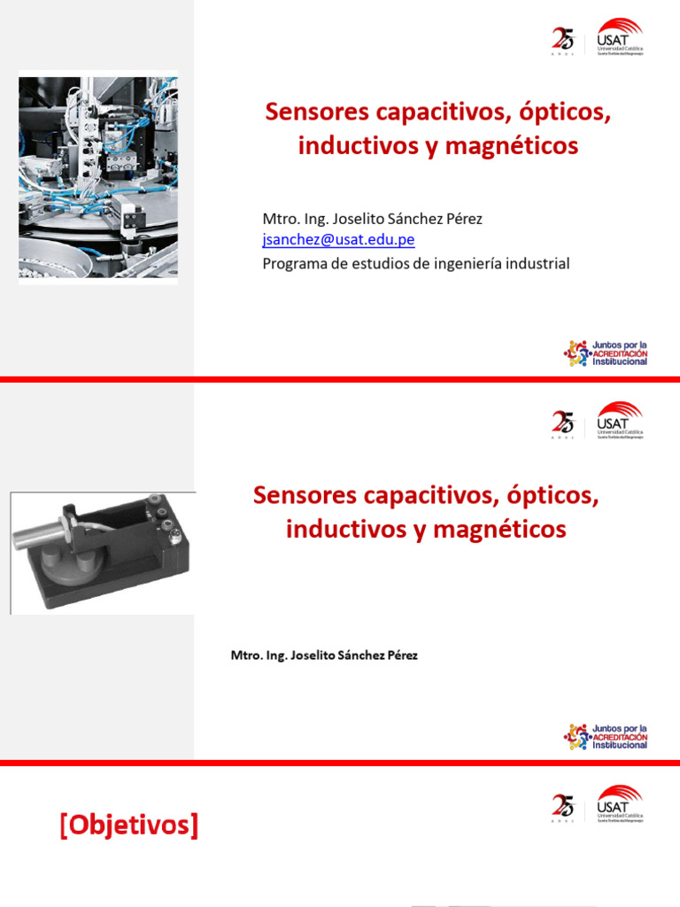 Tipos de Sensores en Ingeniería Industrial | PDF | Sensor | Campo magnético