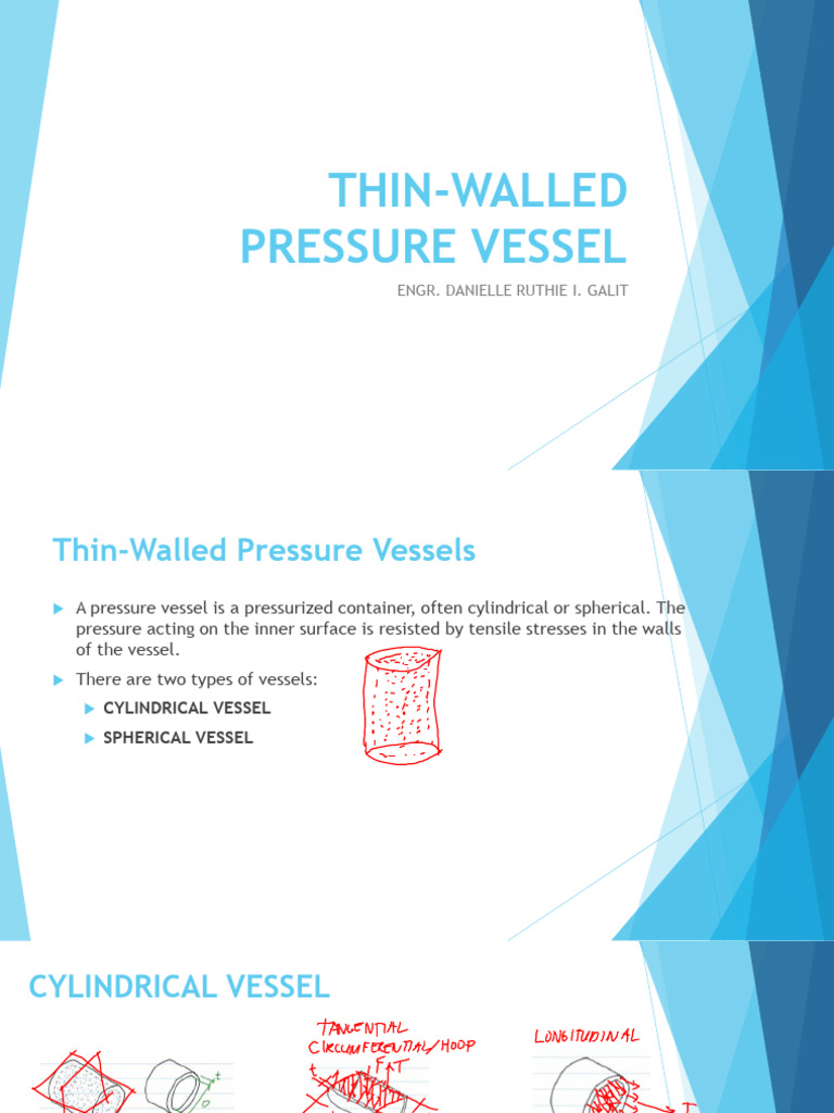 Thin-Walled Pressure Vessel - 01 | PDF
